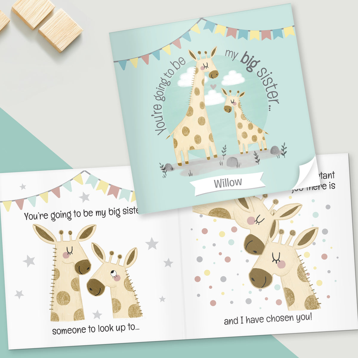 Personalised Big Brother/Sister Story Book – Little Gem Moments