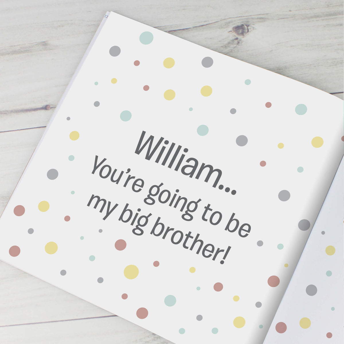 Personalised Big Brother/Sister Story Book – Little Gem Moments