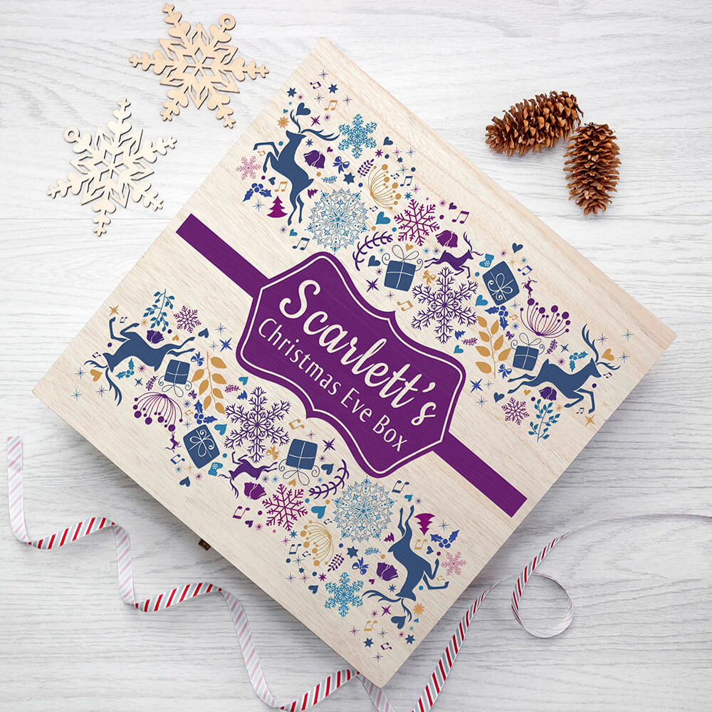 Traditional Christmas Eve Wooden Box – Little Gem Moments